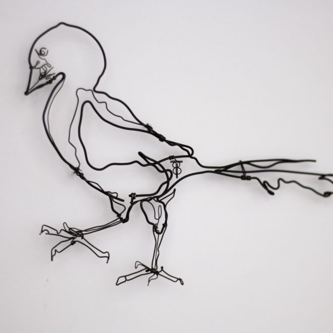 Crab Wire Drawing | Ben Baker Art