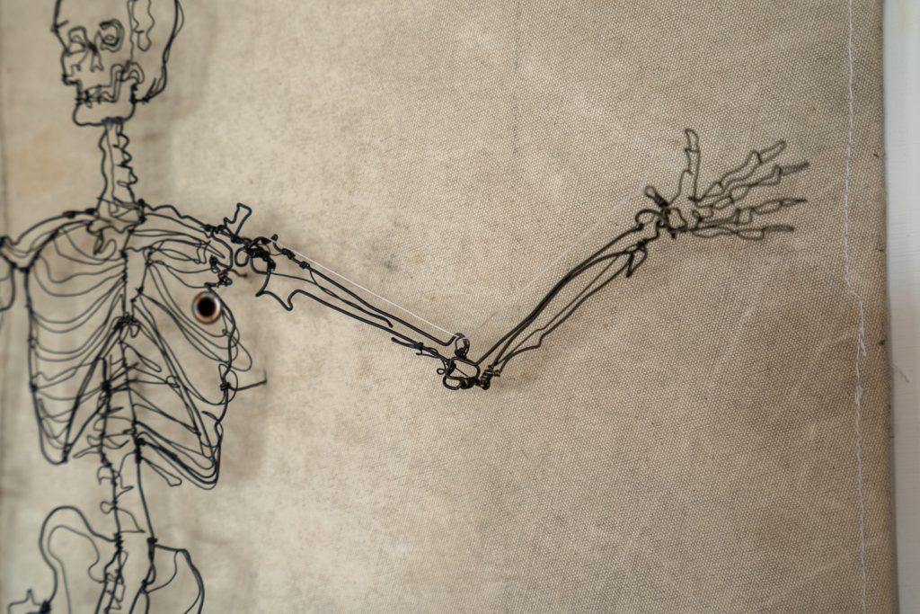 Waving Skeleton | Ben Baker Art